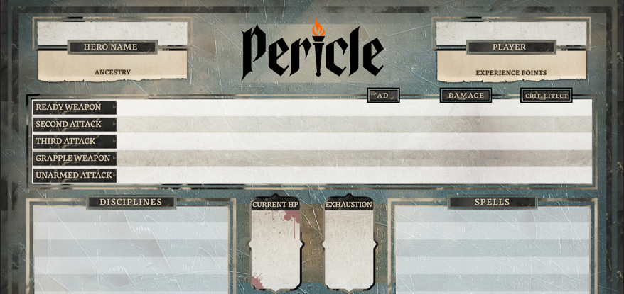 Pericle App-Lead Tabletop RPG